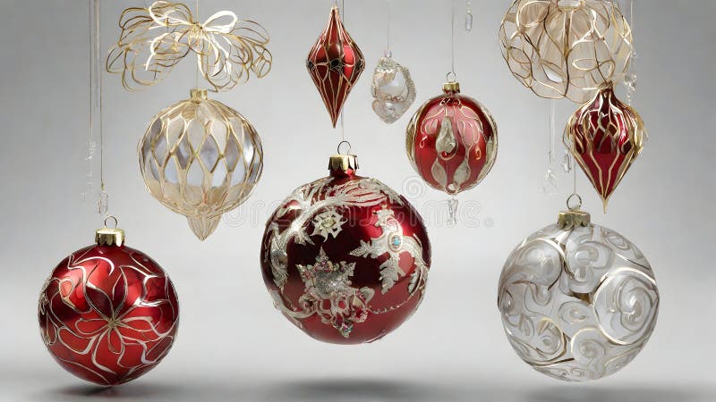 Festive Ornaments for Christmas Functions Stock Image - Image of ...