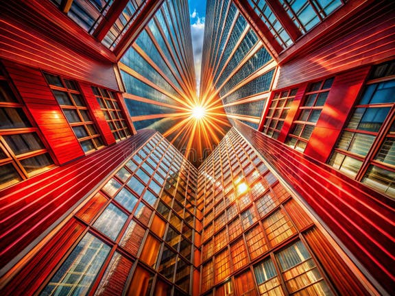 Breathtaking Architectural Photography Sunburst Background Creates ...