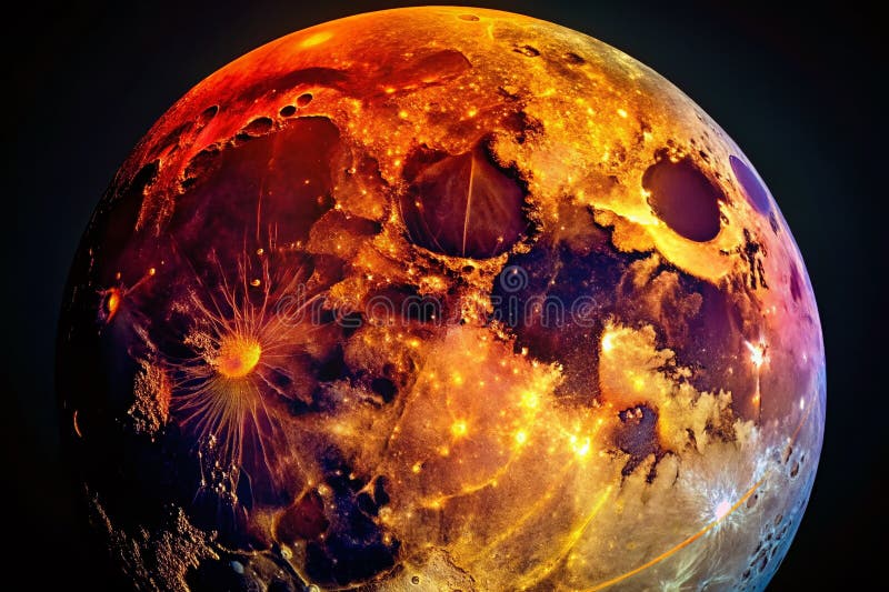 Unveiling the Moons Secrets a SuperDetailed CloseUp of Lunar Surface ...