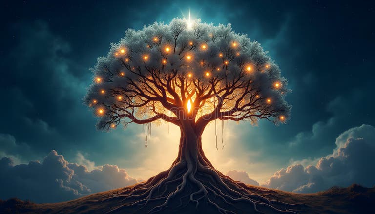 A Breathtaking Composition of a Celestial Brain, Represented As an ...