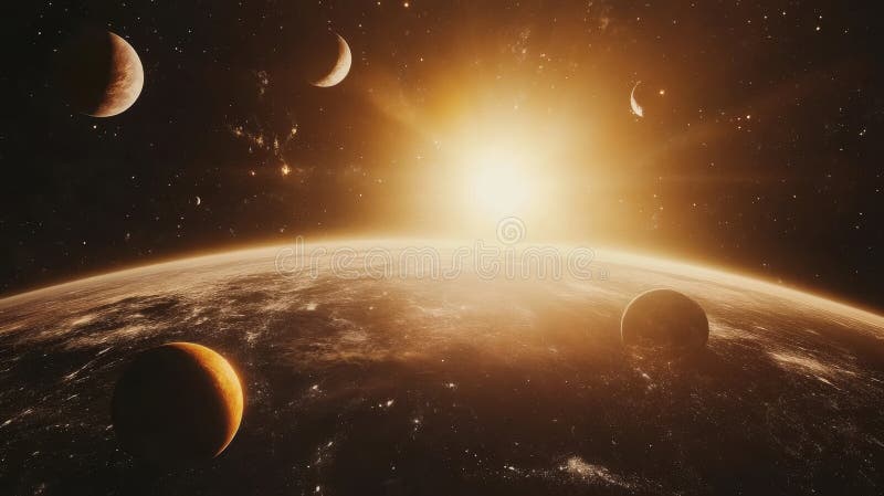 Breathtaking Cosmic Alignment Showcasing Multiple Planets and Celestial ...