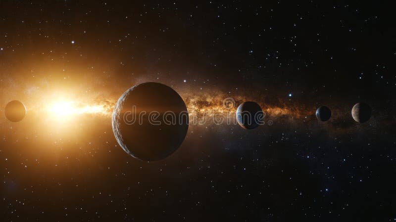 Breathtaking Cosmic Alignment Showcasing Multiple Planets in the ...