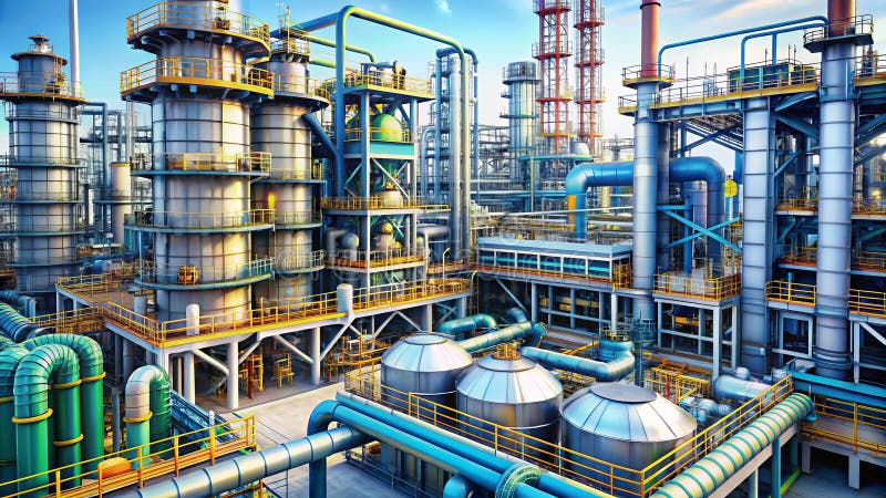 Stunning 3D Visualization of a Massive MultiLevel Industrial Plant ...