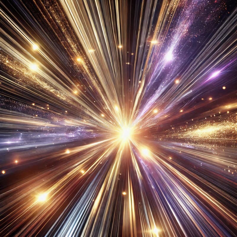 Explosion of Colors, Abstract Background Stock Illustration ...