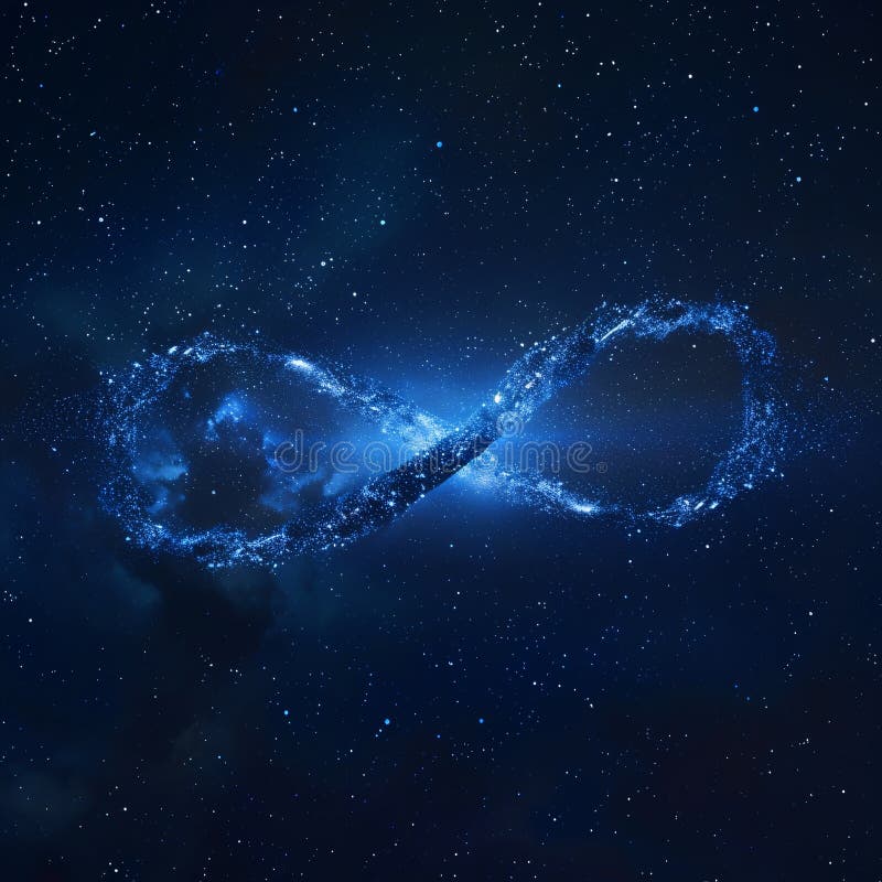 Breathtaking Display of Stars Forms an Infinity Symbol Over a Serene ...