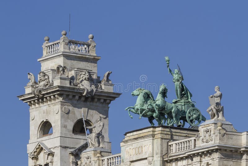 Breathtaking Facade of the Historic Building Stock Photo - Image of ...