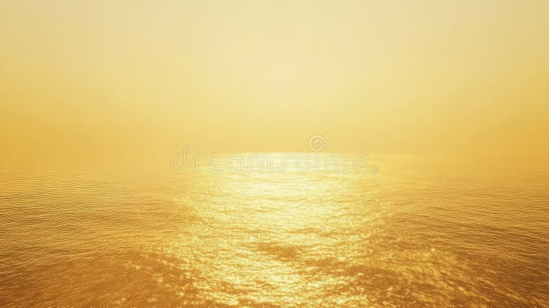 Breathtaking gold ombre stock illustration. Illustration of sunocean ...