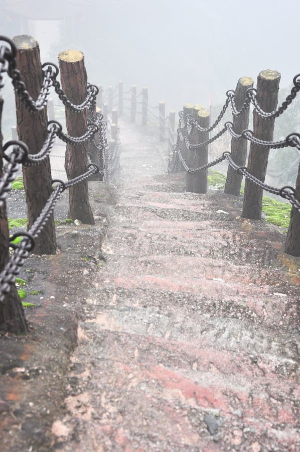 The Breathtaking Hillside Path Landscape in Spring Stock Photo - Image ...