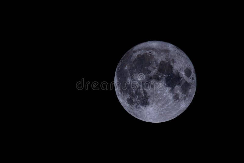 Breathtaking Image of a Full Moon Shining in the Night Sky - Perfect ...