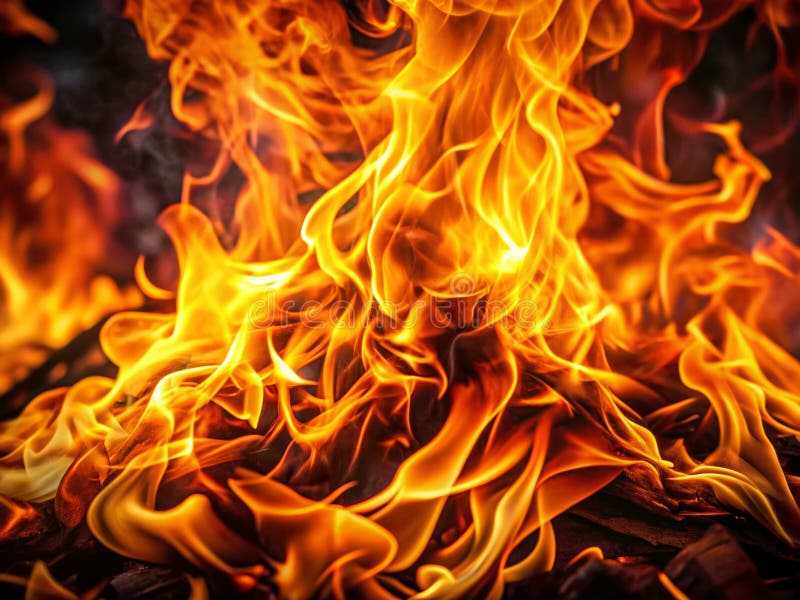 Captivating DeepFocus Image of Intricate Fire Patterns a Study in ...