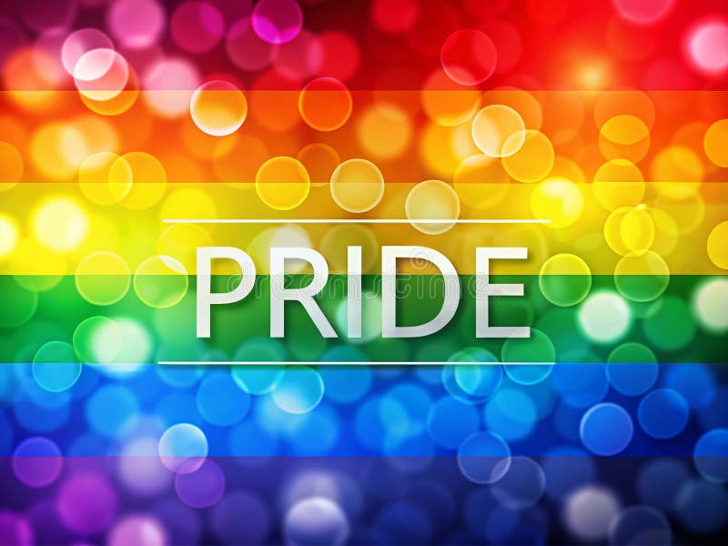 Stunning Rainbow Pride Flag Background a Vibrant Customizable Image ...