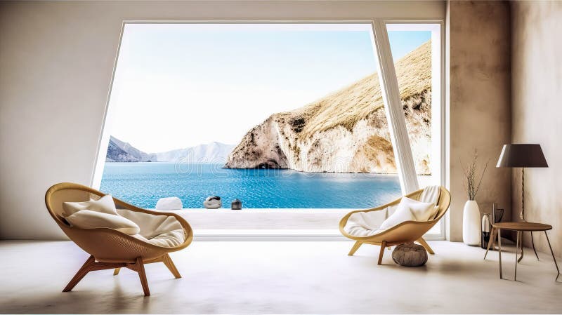 Breathtaking Luxurious Modern Interior, Natural Materials, Bright ...