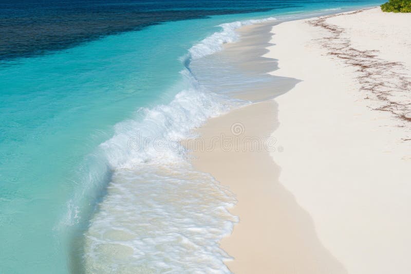 This Breathtaking Overhead View Captures a Pristine White Sand Beach ...
