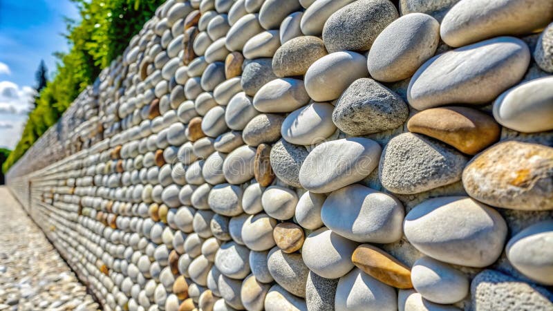 Seamless Panoramic Whitewashed Pebble Dash Wall a Stunning Light Gray ...