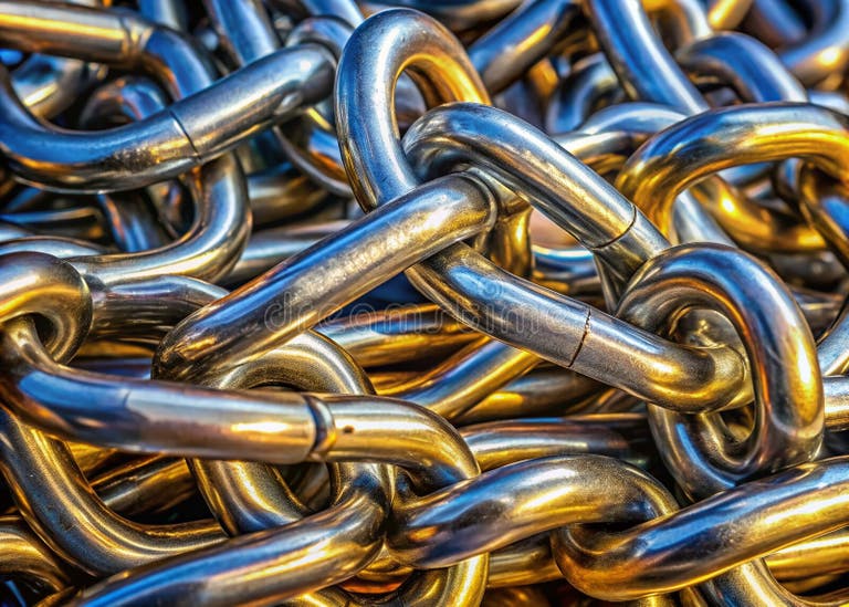 Modern Silver Chain Link Panoramic Background a Stunning Exploration of ...