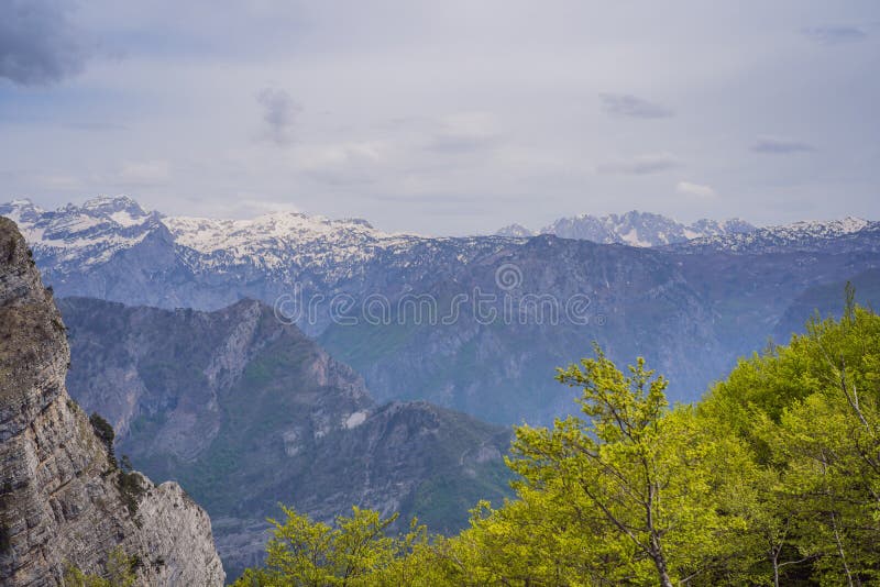 Breathtaking Panoramic View of the Grlo Sokolovo Gorge in Montenegro ...