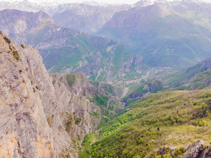 Breathtaking Panoramic View of the Grlo Sokolovo Gorge in Montenegro ...