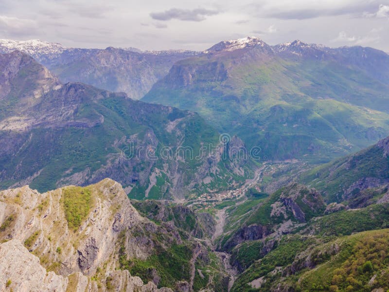 Breathtaking Panoramic View of the Grlo Sokolovo Gorge in Montenegro ...