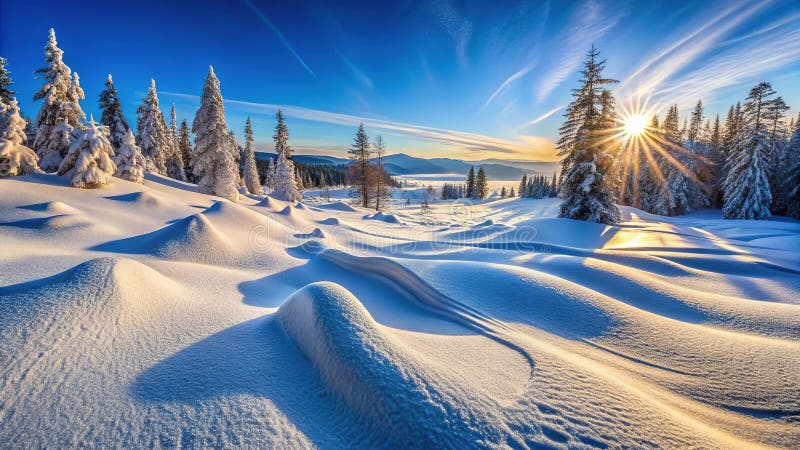 Breathtaking Panoramic Winter Snow Scenes a Collection of Pristine Landscapes Windswept Textures ...