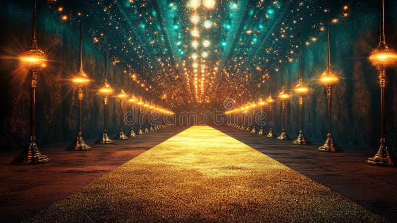 Breathtaking Particle Effects for the Academy Awards Show Stock Image ...