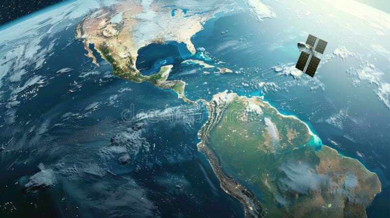 A Breathtaking Satellite View of the Earth from Space. Perfect for ...