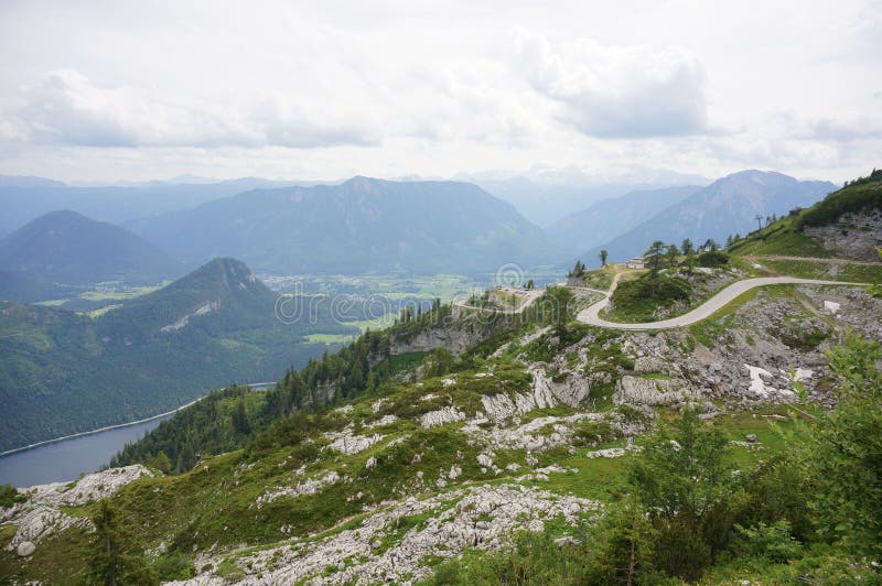 Breathtaking Scene of the Iconic Alps in Austria Stock Image - Image of ...