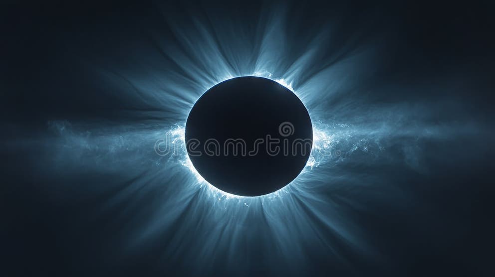 Stunning View of a Solar Eclipse Captured in Realistic Detail during ...