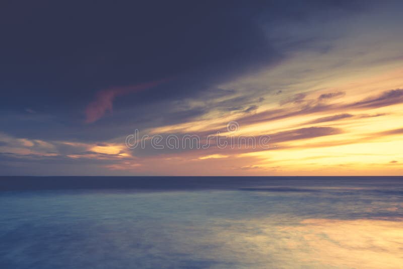 Breathtaking Sunset Scenery Over the Calm Ocean - Perfect for a ...