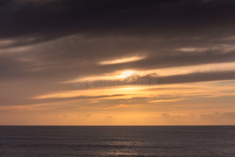 Breathtaking Sunset Scenery Over the Calm Ocean - Perfect for a ...