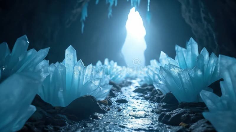 Exploring a Stunning Crystal Cave with Enormous Translucent Formations ...