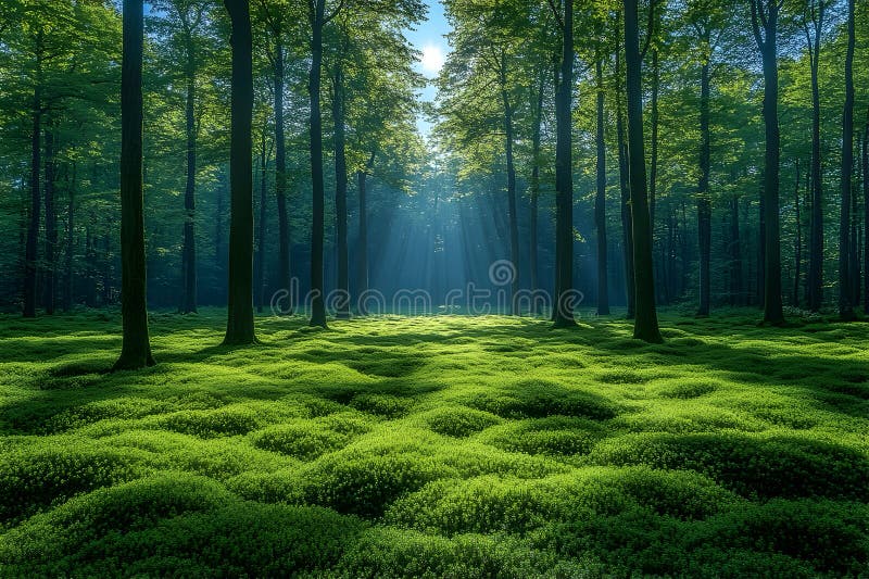A Breathtaking Upward View from the Forest Floor, Capturing the ...