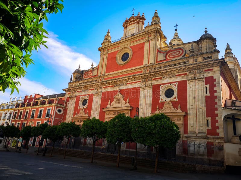 Breathtaking View of a Beautiful Ancient Building in Seville, Spain ...