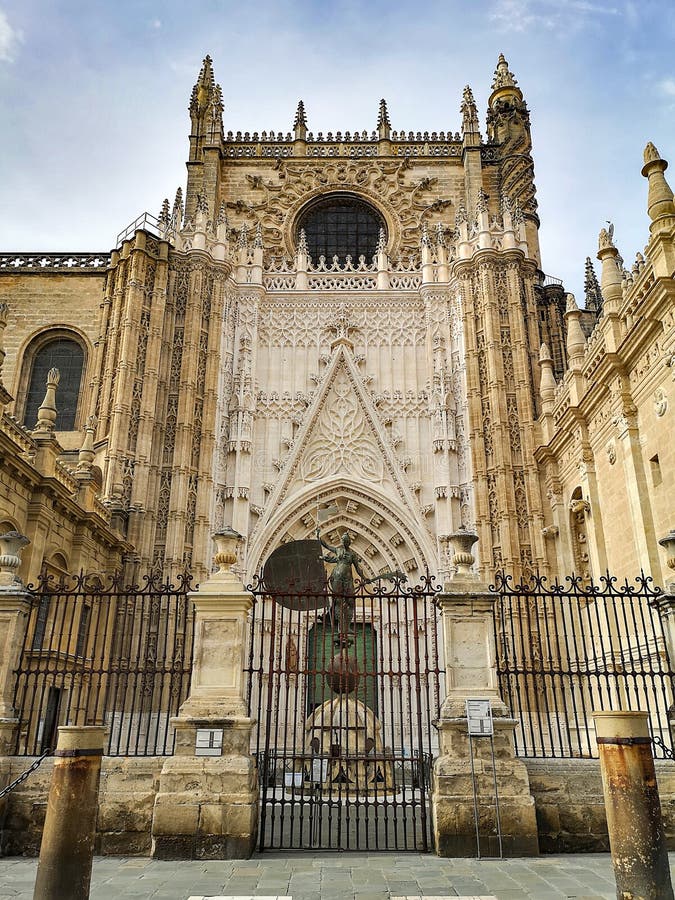 Breathtaking View of a Beautiful Ancient Building in Seville, Spain ...