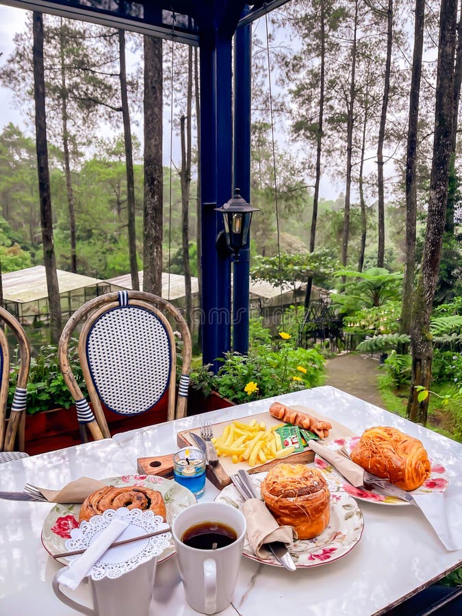 A Breathtaking View from the Café, Accompanied by Delicious Food and ...