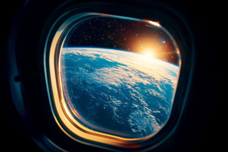 A Breathtaking View of Earth As Seen from a Passenger Spaceship Window ...