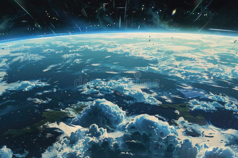 A Breathtaking View of Earth from a Space Station. Ideal for Science ...