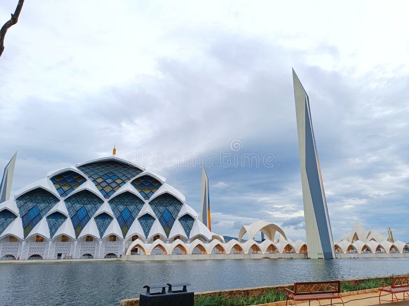 The Breathtaking View of the Grand Mosque Called Al Jabbar in the ...