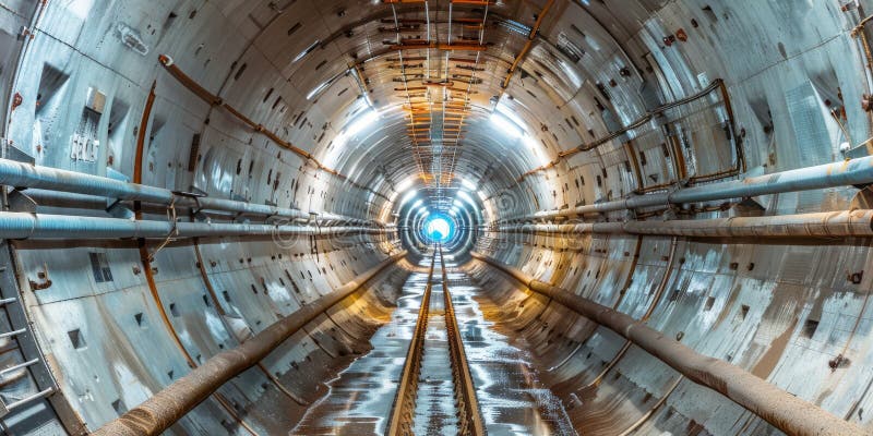 Explore the Intricate Aspects of a Contemporary Tunnel Featuring ...