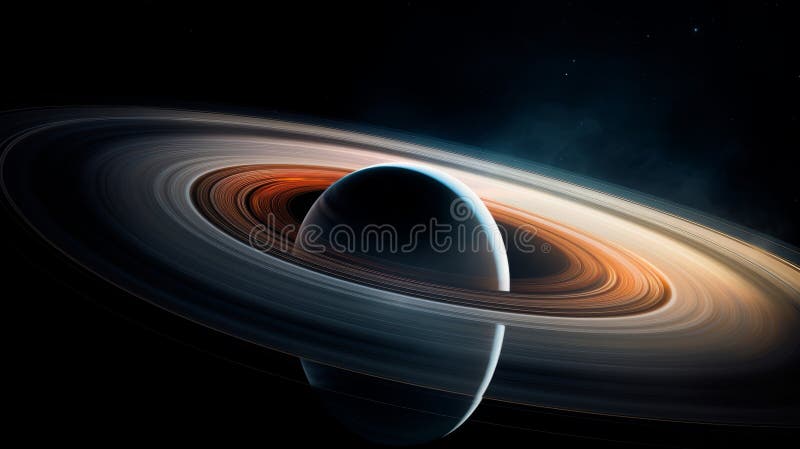 A Breathtaking View of Interstellar Beauty Stock Illustration ...