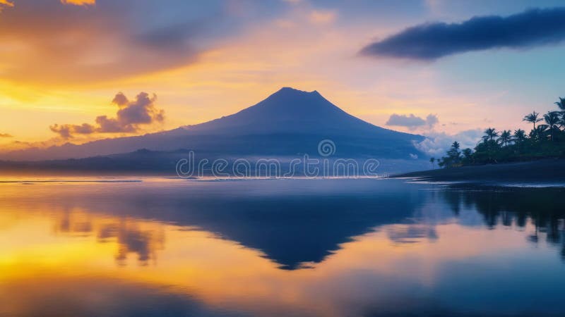 Mauna Kea Sunset Reflection Stock Video - Video of island, hawaii ...