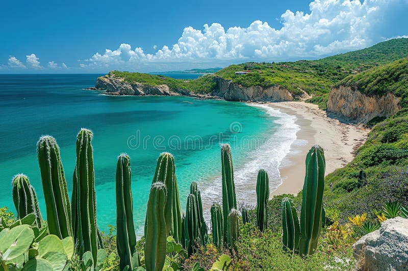 A Breathtaking View of Mayreau Island, Showcasing Its Beautiful Beaches ...