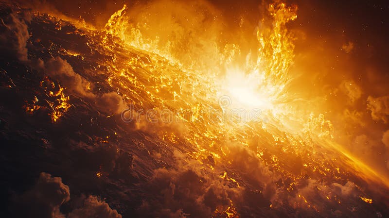 A Breathtaking View of a Solar Explosion the Fiery Eruption of Solar ...