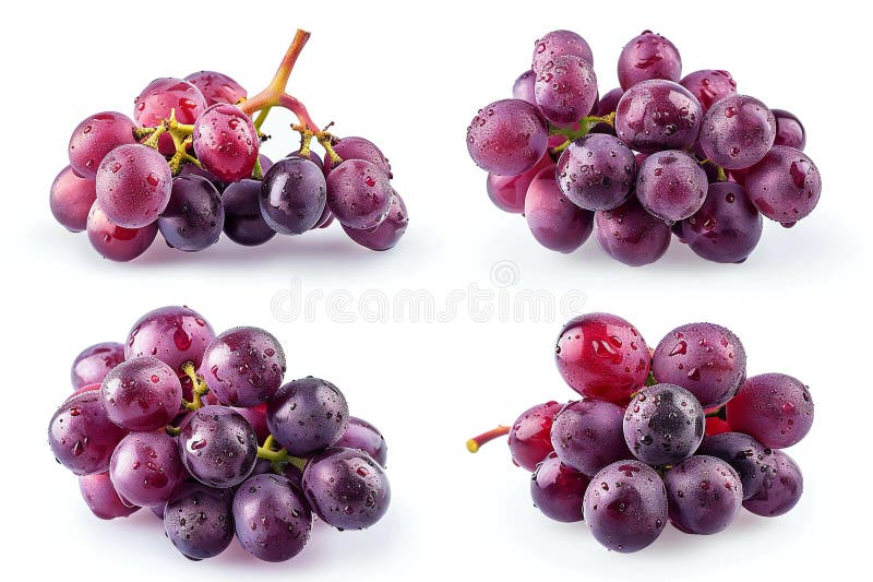 Breathtaking Visual Featuring Red Grape, Fresh and Juicy, Vibrant Color ...