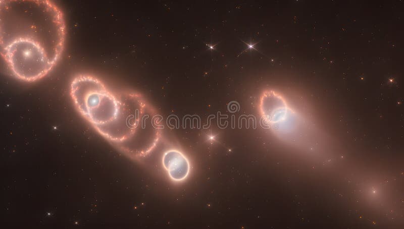 A Breathtakingly Gorgeous Image of a Cluster of Stars in the Sky Stock ...