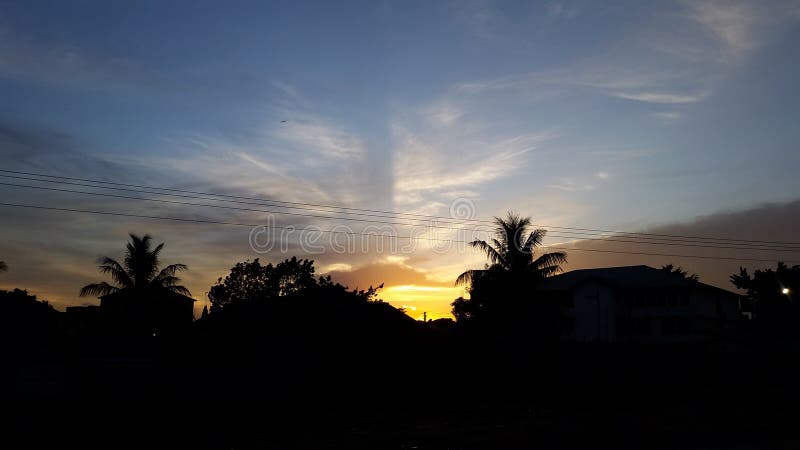 Breathtakingly Gorgeous Sunset Stock Image - Image of accra ...