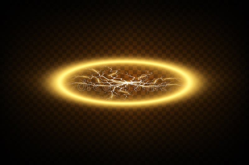 A Breathtakingly Stunning Glowing Energy Ring Adorned with Intricate ...