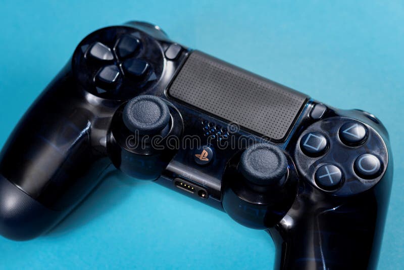 Brecht, Belgium - January 15 2020: a Top Down Portrait of a Playstation ...