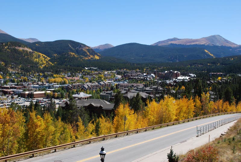 Breckenridge, Colorado - Fall Stock Photo - Image of peeping, blue ...
