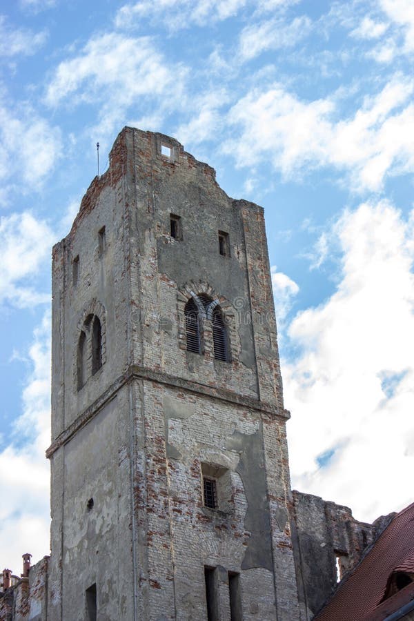 The Breclav castle stock photo. Image of baroque, cross - 100129658