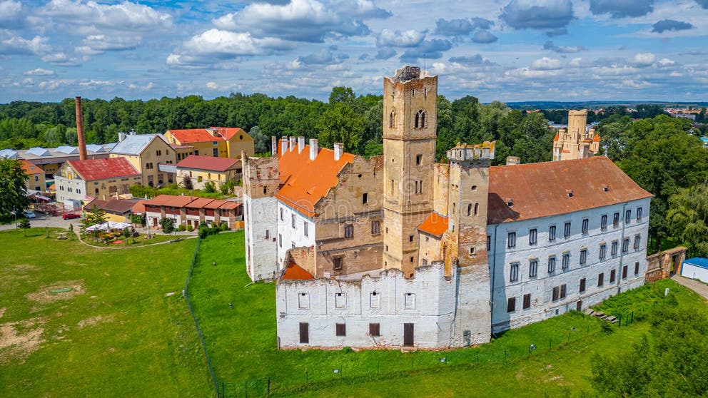 Breclav Castle Viewed during a Sunny Day Stock Image - Image of ...